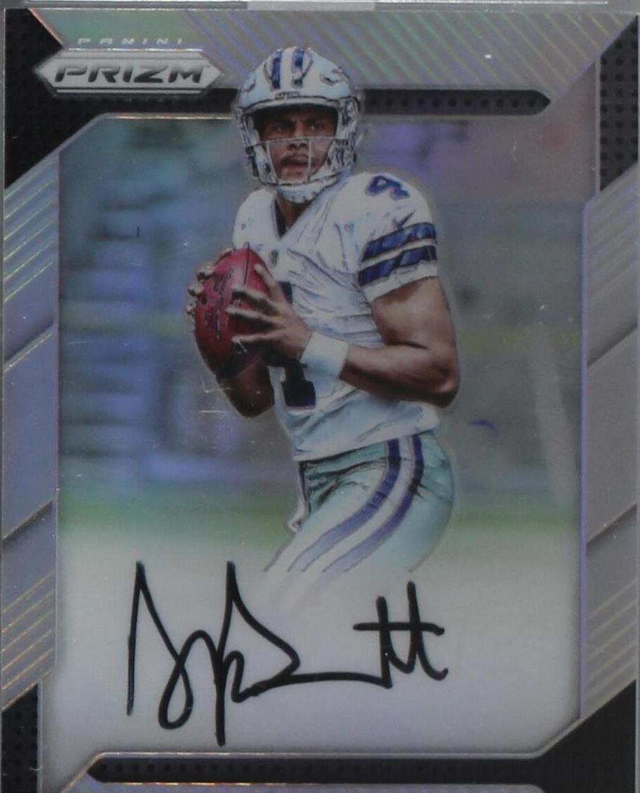 2016 Panini Prizm - Rookie Autograph Dak Prescott #RA-DPS Silver Prizm ...