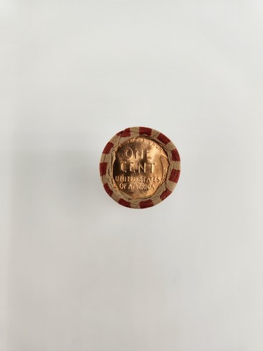 TAIL / TAIL 1 OBW BU LINCOLN WHEAT PENNY ROLL YEARS UNKNOWN OLD VINTAGE ...