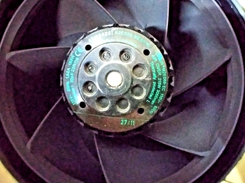 Fantech FR250 ~ Inline Centrifugal Exhaust Fan, 649 CFM, 10" Duct, 2850 ...