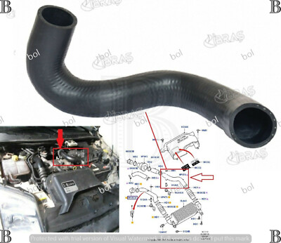 FORD TRANSIT CONNECT 1.8 TDCI INTERCOOLER TURBO HOSE PIPE 7T169F796AE ...