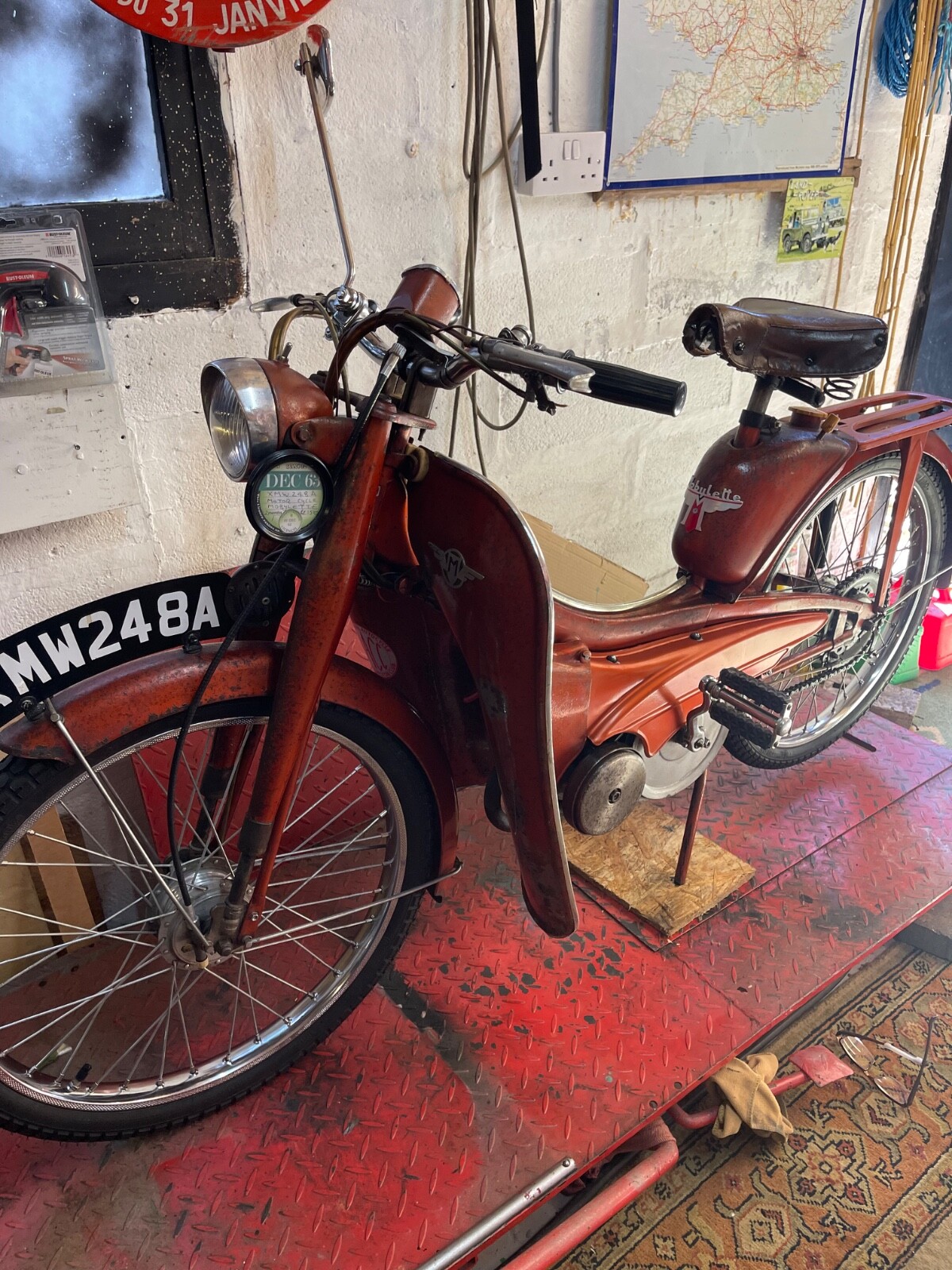 1964 Mobylette Moped Motobecane Raleigh Cub Classic - Bike Years - 1960s