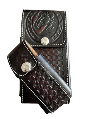 Western Style Phone Knife Holster Funda celular vaquero con funda ...