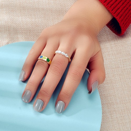 2 pcs Rock Punk Gold Colour Midi Finger Knuckle Ring Stackable Pack ...