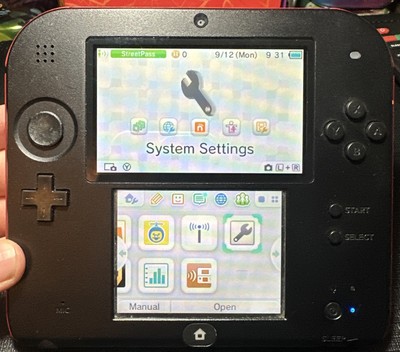 Nintendo 2DS Launch Edition Crimson Red Handheld System 45496780920 | eBay