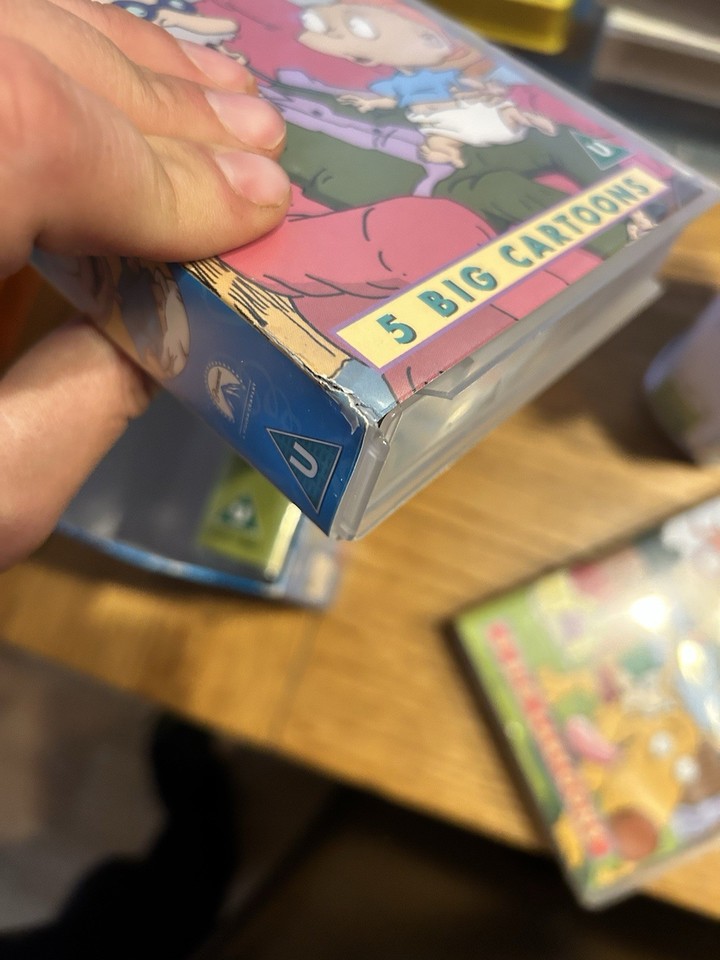 Rugrats Box Set Video Collection Nickelodeon Cartoon 3 x VHS Tapes ...