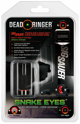 Dead Ringer DR3992 Snake Eyes Night Sight Set for Sig Sauer P220 for ...