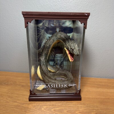 Harry Potter Magical Creatures Basilisk Cased Figure Statue The Noble ...