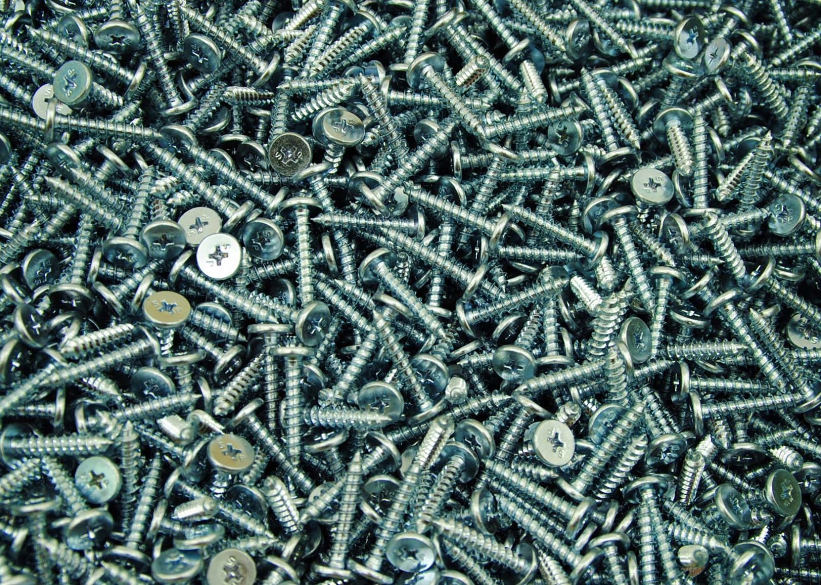 (700) Phillips Pancake Head 10 x 1 Sheet Metal Screw Type A Zinc SMS | eBay