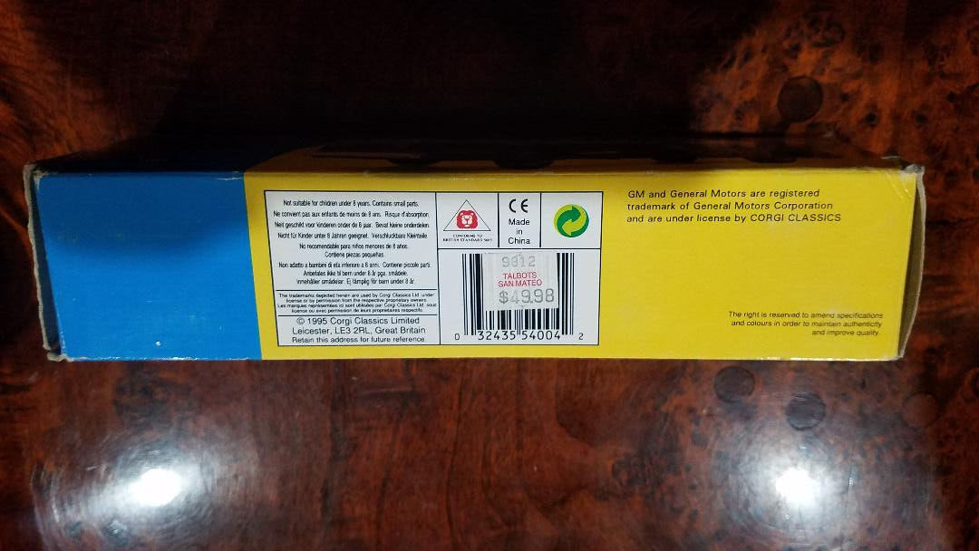 CORGI CLASSICS BUS NEW YORK GM 4507 NIB 1/50 SCALE MODEL 54004 | eBay