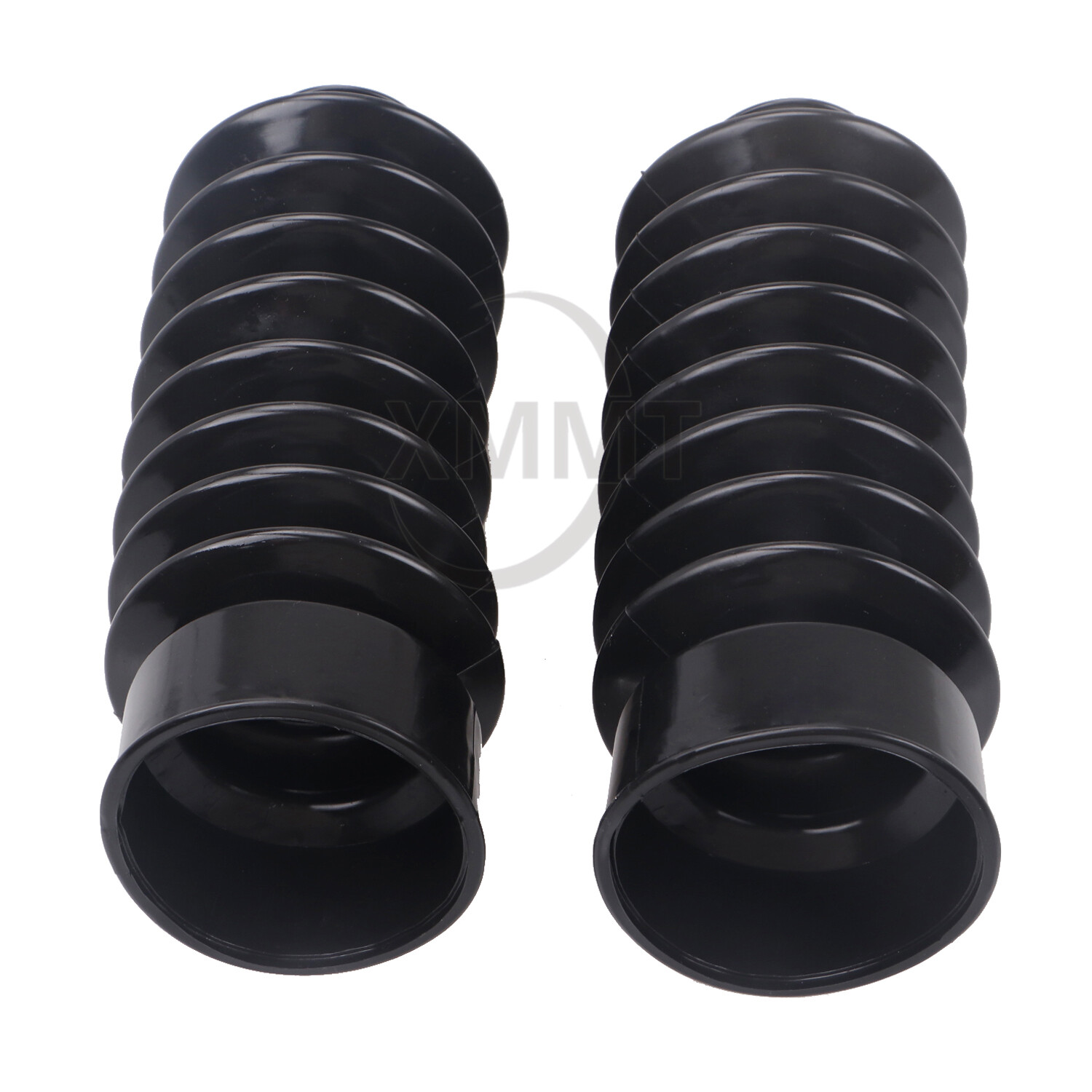 Pair 41mm Rubber Fork Boots Gators Covers Fit For Harley Softail Dyna ...