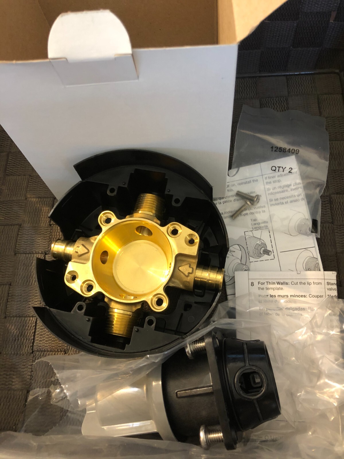 Kohler Rite-Temp Pressure balancing Valve Body & Cartridge P8304-UX-NA ...