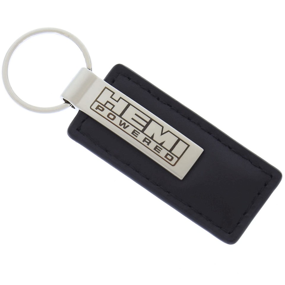 Hemi Powered Leather Keychain (Black) | eBay