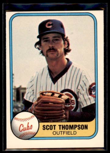 1981 Fleer Scot Thompson #296 Chicago Cubs | eBay
