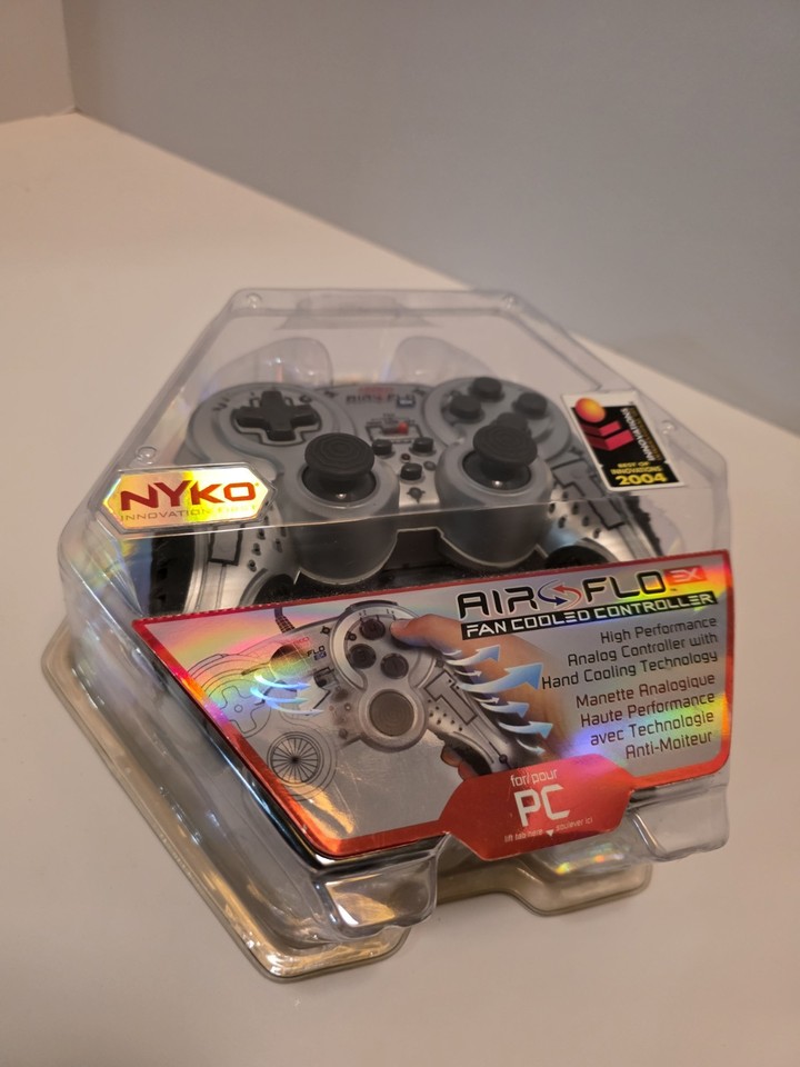 2004 Nyko Air-Flo EX Fan Cooled Controller USB for PC NEW SEALED ...