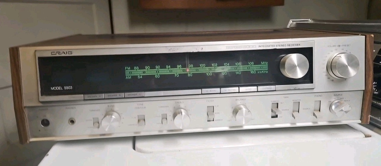 Craig Stereo Receiver Model 5503 | eBay