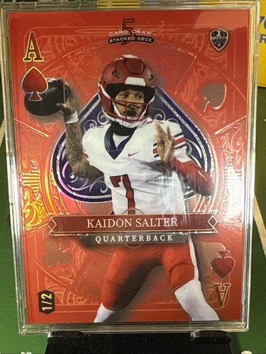 Kaidon Salter 2024 Wild Card 5 Card Draw Stacked Deck Red #1/2 | eBay