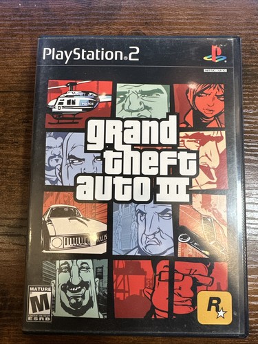 Grand Theft Auto III 3 GTA 3 (Sony PlayStation 2) PS2 w/ Manual & Map ...