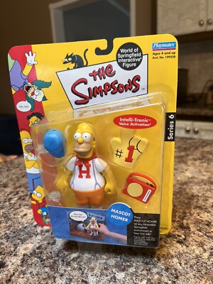 The Simpsons World Of Springfield Interactive Figure Mascot Homer ...