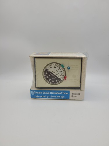 Home Sentry Household Timer 8135-004 Brown New Sealed GE Lamps ...