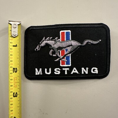 Mustang (Embroidered Iron on patch) Ford/ Racing / Sports Car | eBay