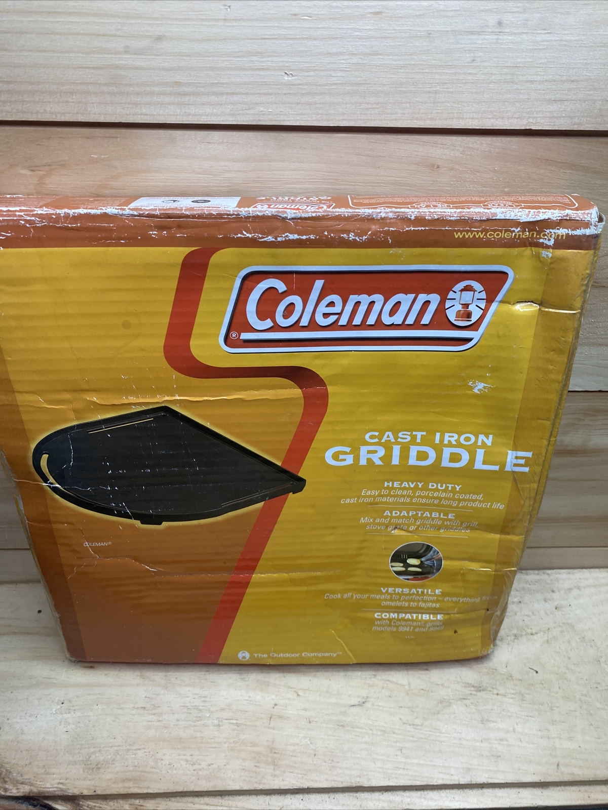 Coleman Roadtrip Camping Swaptop Cast Iron Griddle 9941 9949 Grill ...