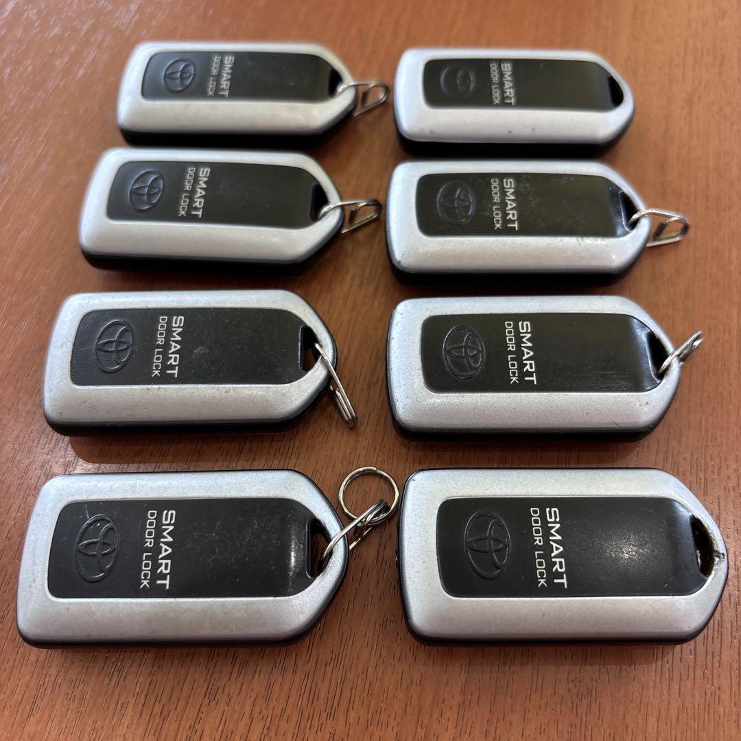 Toyota Smart Key 8pcs Set OEM Used for Smart Door Lock JDM F/S | eBay