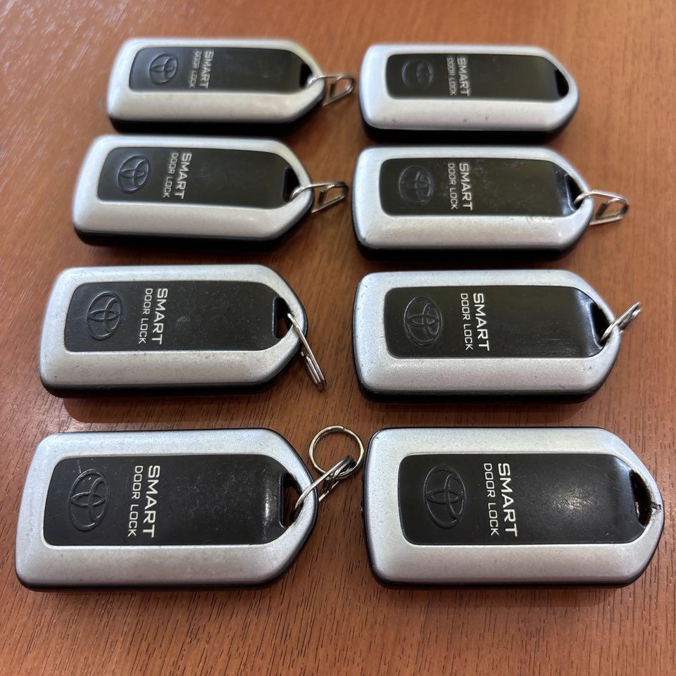 Toyota Smart Key 8pcs Set OEM Used for Smart Door Lock JDM F/S | eBay