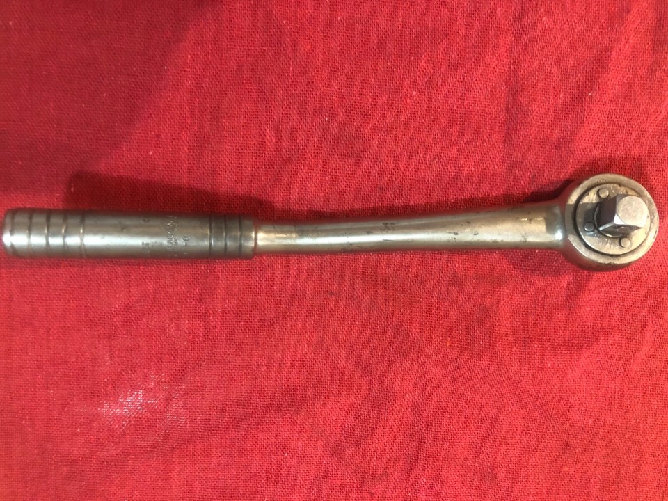 "BLACKHAWK 1/2"" Drive Push Button Ratchet 49997 USA Curved Shaft ...