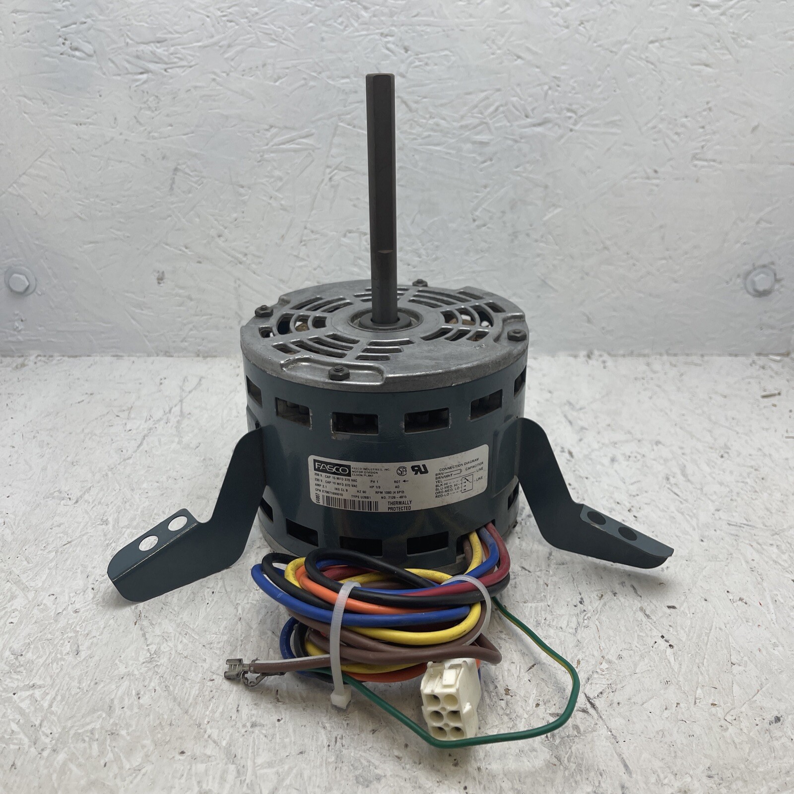 FASCO 7126-4815 1/3hp 1080rpm 4 SPD (New - Old Stock) | eBay