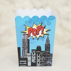 Set of 10 Superhero Popcorn Favor Boxes Batman Superman Theme Red ...