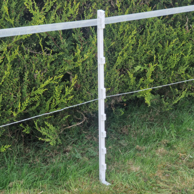 3FT ELECTRIC FENCE POLY POST Plastic Fencing Stake 108cm Tall - White ...