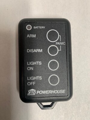 Powerhouse X-10 KR10A Home Security Wireless Pocket Keychain Remote ...