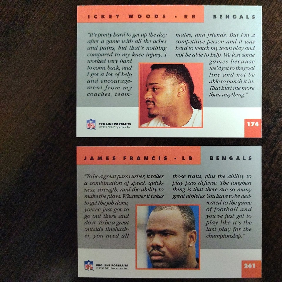 1991 Pro Line Portraits - James Francis & James Francis - Cincinnati ...