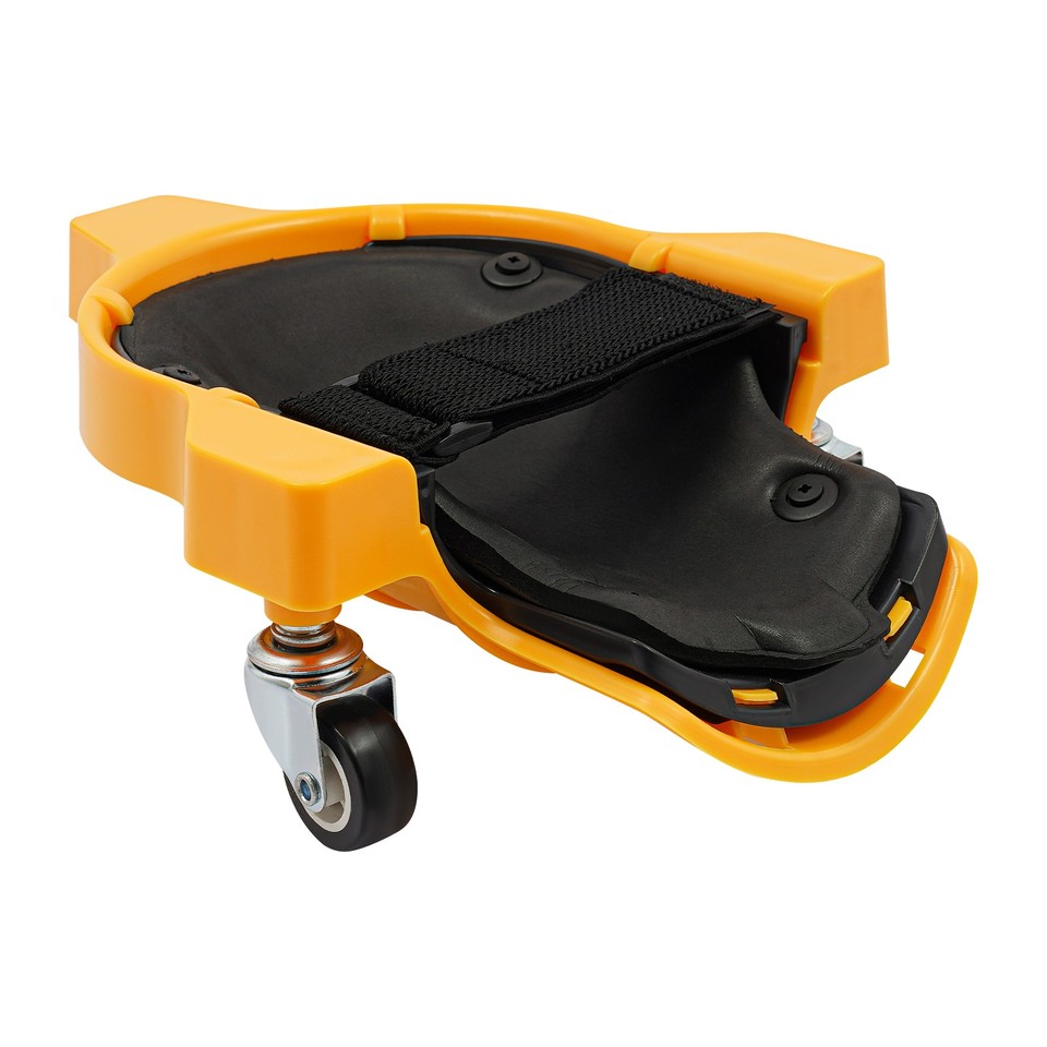 Rolling Knee Pads with 3 Wheels, Flexible Sliding Knee Pads w/Adjustable Straps | eBay