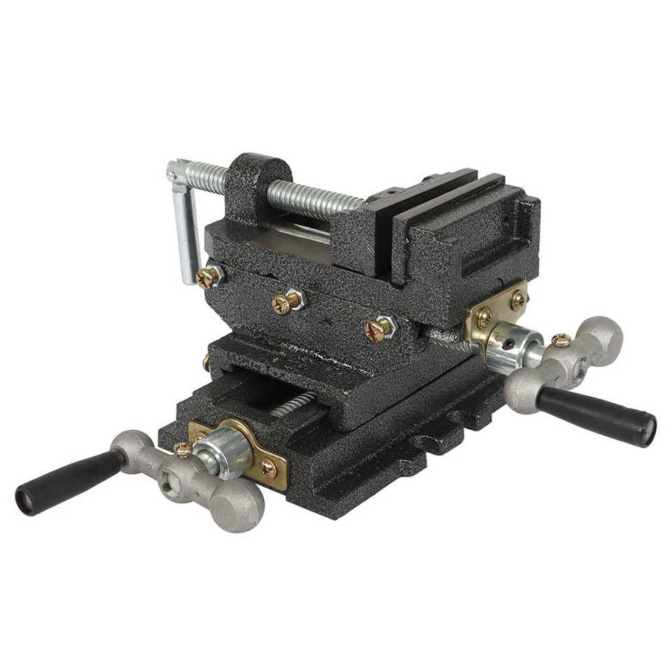 3Inch Cross Slide Vise Drill Press Heavy Metal Milling 2 Way X-Y Clamp ...