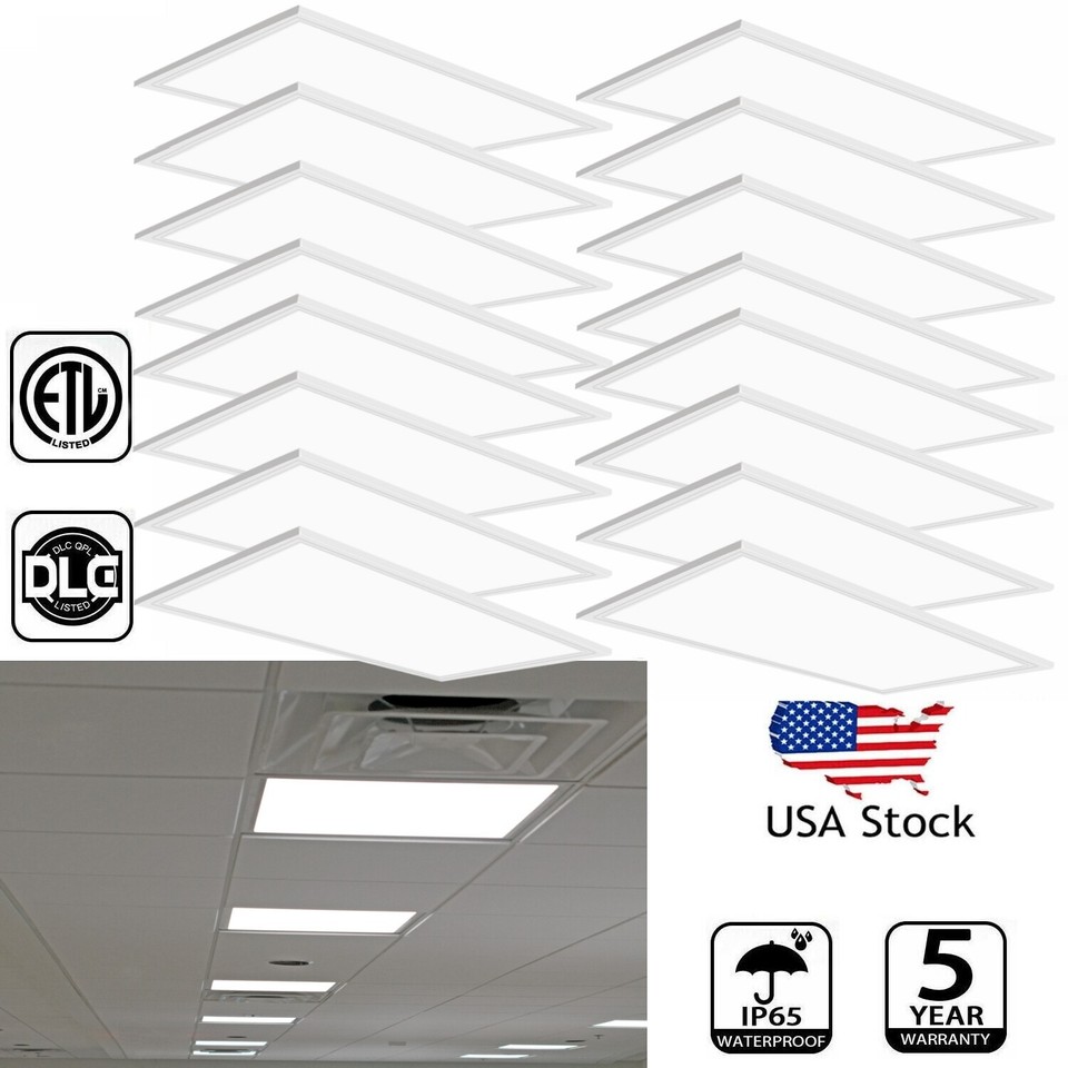 2x4 LED Flat Panel Light, 2x4 FT LED Troffer Lights Back-lit Drop ...