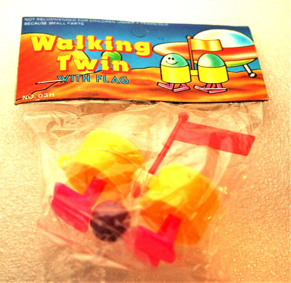 Vtg Plastic Space Robot Ramp Space Walker Dime Store Prize New NOS ...