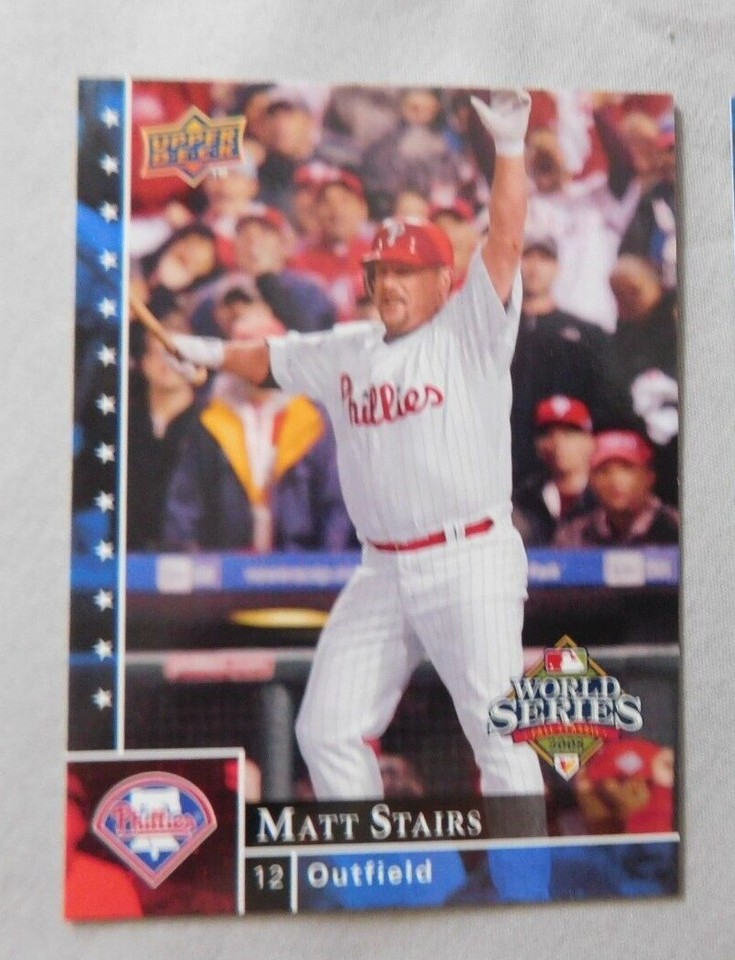 2008 Upper Deck Philadelphia Phillies World Series Baseball Card Pick ...