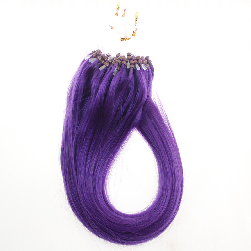 Micro Beads Hair Extensions Micro Ring Loop Tip Remy Human Hair Full ...
