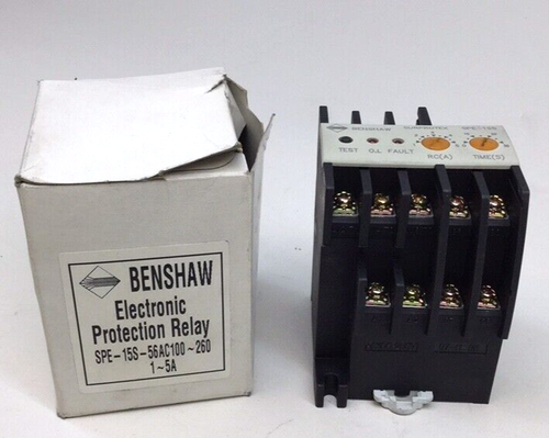 Benshaw SPE-15S-56AC100-260-1-5A Electronic Protection Relay 100-260VAC ...