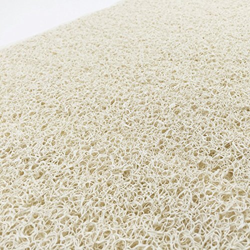 Loofah Shower Mat - Non-Slip Bath Mat 10 Super Suction Cups for ...