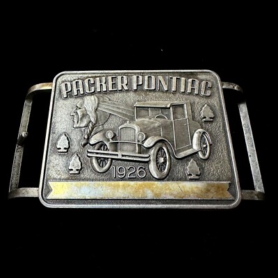 Jostens 1926 Packer Pontiac Vintage Sterling Silver Belt Buckle | eBay