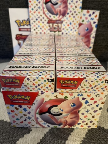 Pokemon TCG SV 151 Booster Bundle Factory Sealed 10 QTY w/ Unsealed ...
