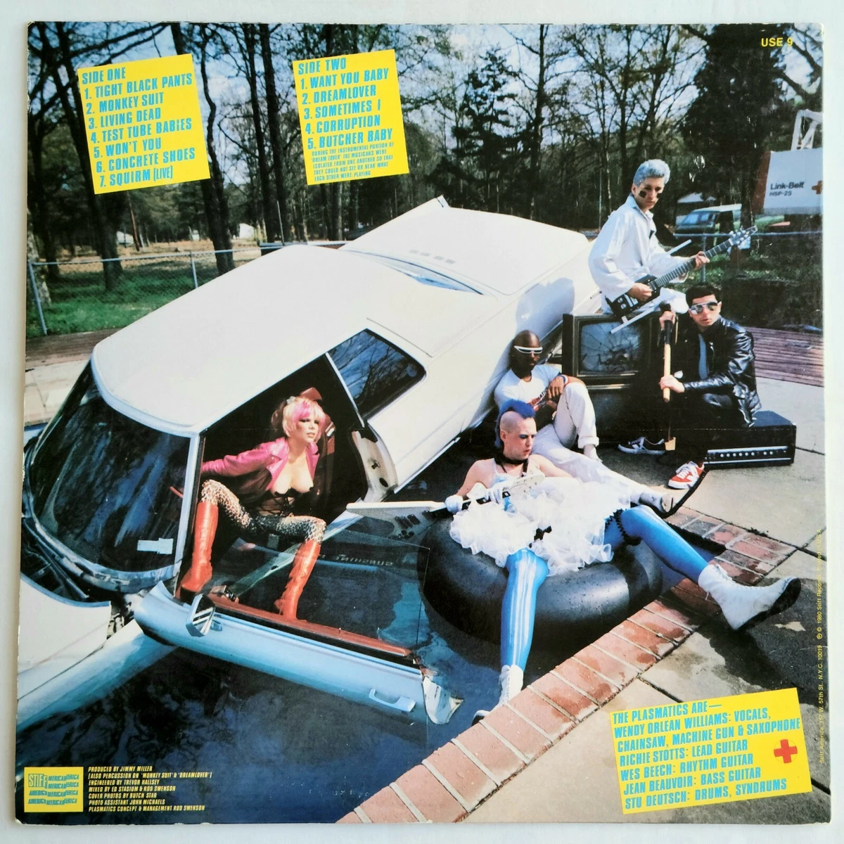 Plasmatics Album Covers