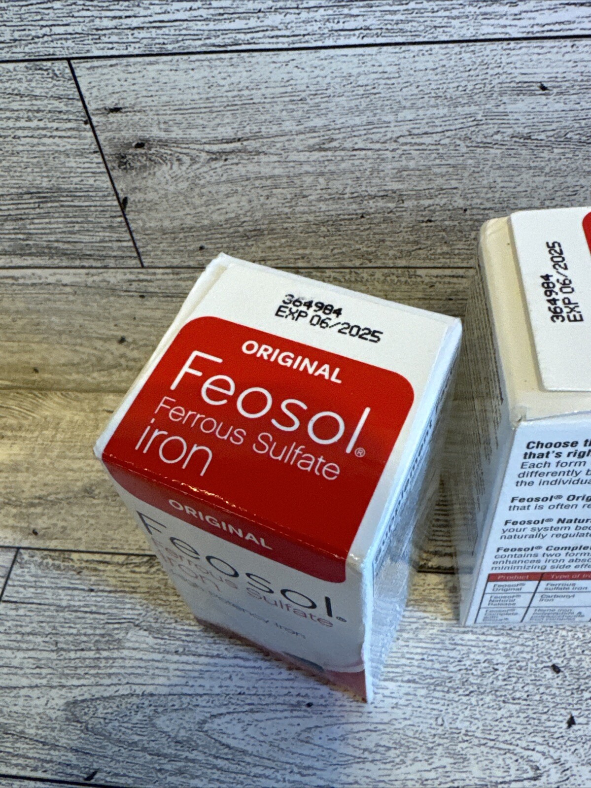 Lot Of 3 - Feosol Ferrous Sulfate Iron, Original, Tablets 120 Count EXP ...