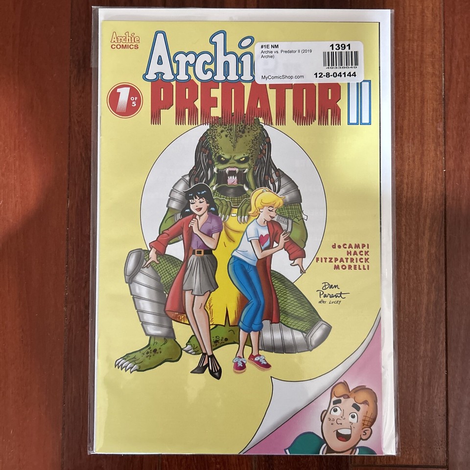 Archie vs Predator II Complete 5-Book Variant Set E Archie Comic 2019 ...