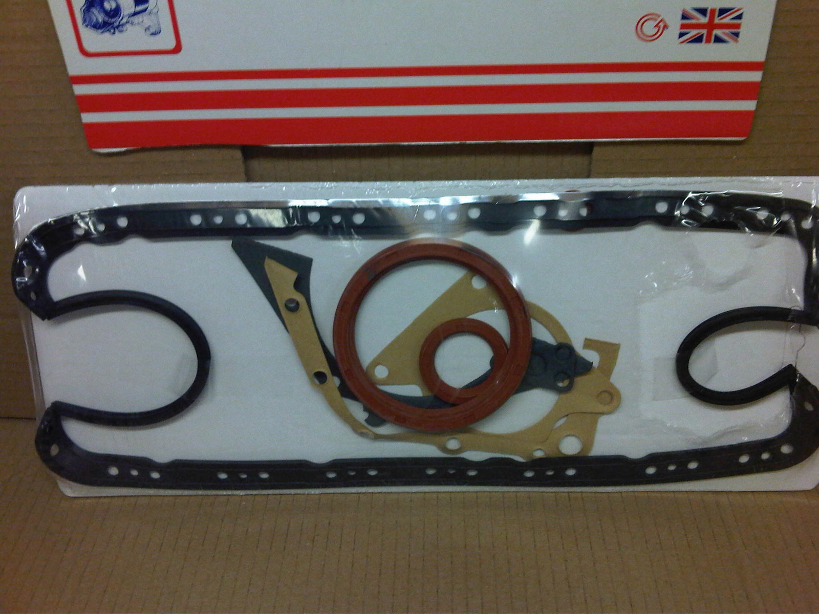 FORD ESCORT 1.4 1.6 CVH BOTTOM END RUBBER SUMP GASKET SET INC CRANK OIL ...