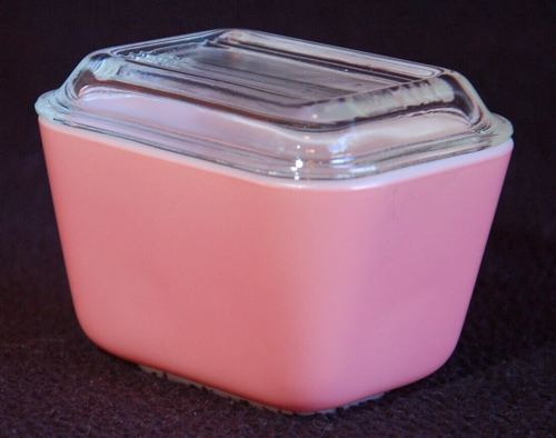 1950's Vintage Pyrex PINK 0501 Refrigerator Dish w/ Lid USA Very Nice ...