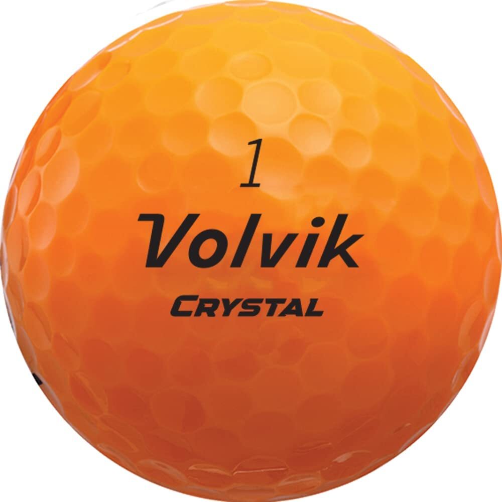 Volvik Golf Crystal Golf Balls - Crystal Orange - 3 Ball Sleeve | eBay