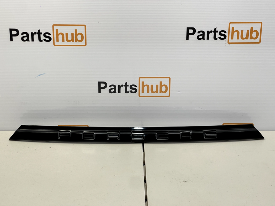 2020 PORSCHE PANAMERA Rear Trunk Lid Tail Gate Badge Trim Panel Logo ...